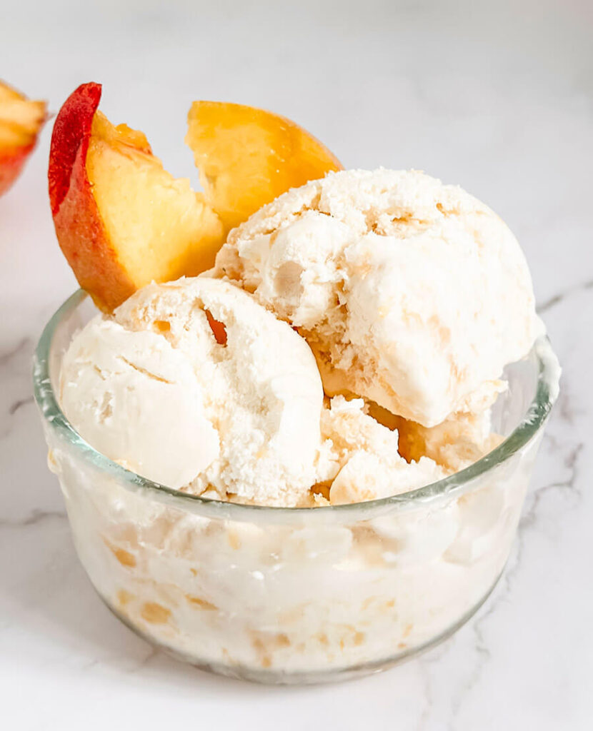 The Best Peach Ice Cream | Our State