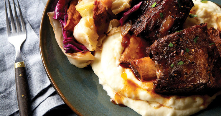 Braised Beef Short Ribs with Garlic-Soy Glaze | Our State