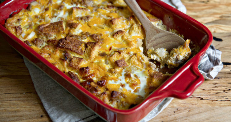Sausage & Pepper Jack Breakfast Casserole | Our State