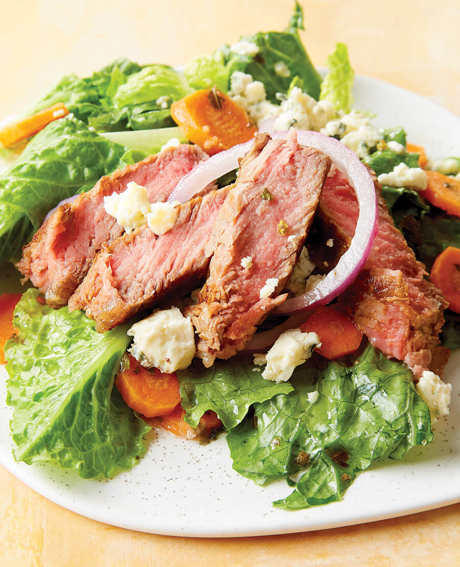 Steak And Blue Cheese Salad Our State