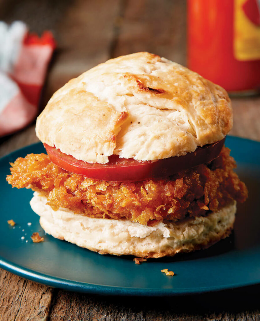 Fried Pork Tenderloin Biscuit | Our State