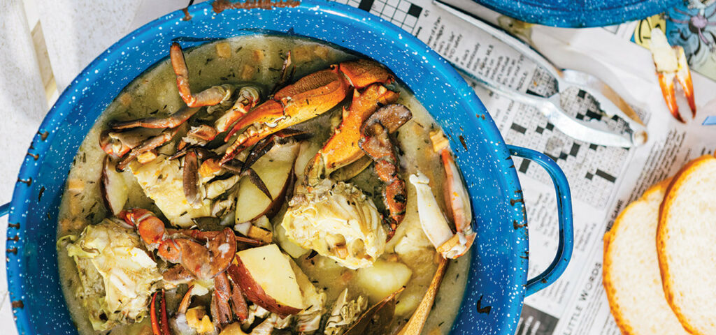 Chef Bill Smith’s Crab Stew with White Bread or Cornmeal Dumplings ...