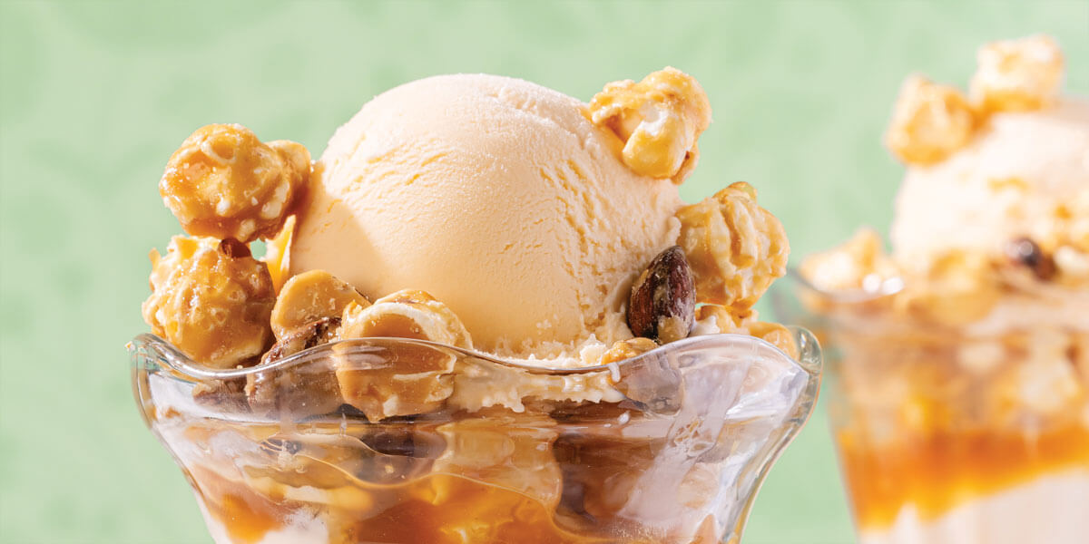 Sweet Corn Custard Ice Cream Sundaes | Our State