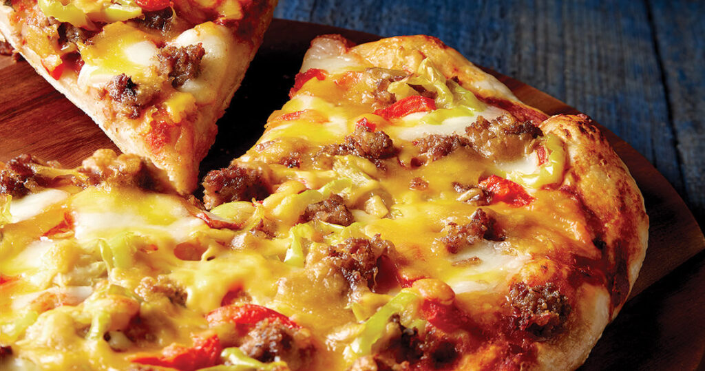 Country Sausage & Pepper Pizza | Our State