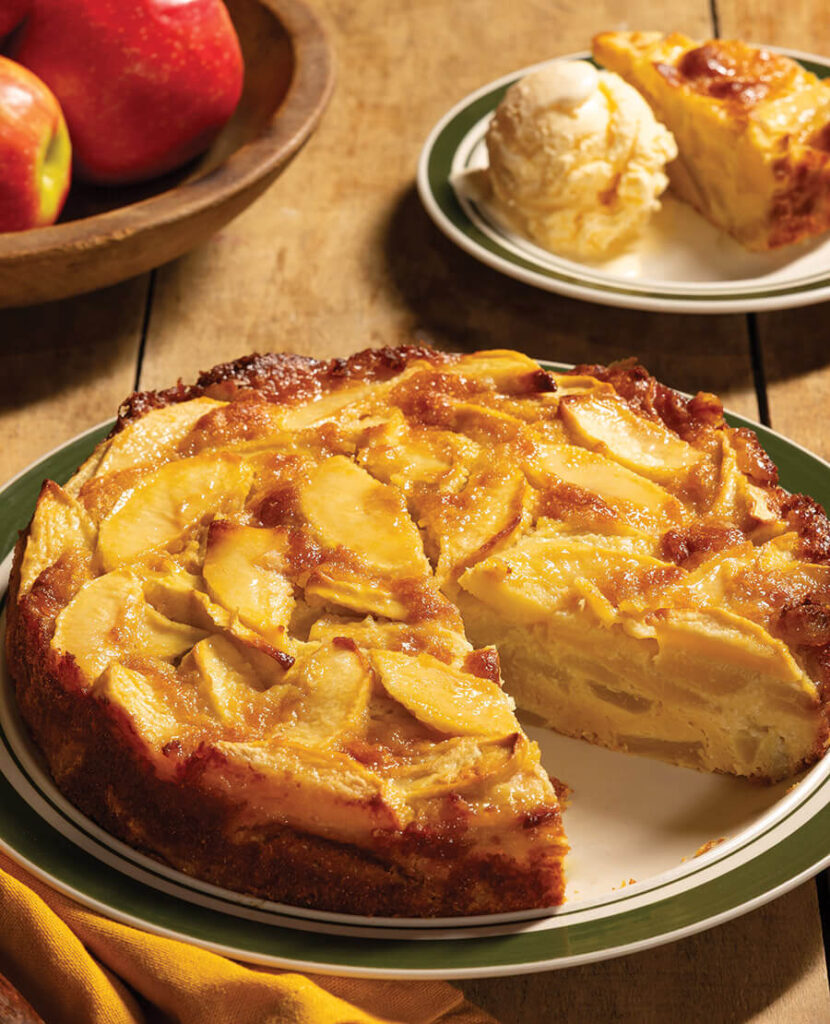 Apple Custard Cake | Our State